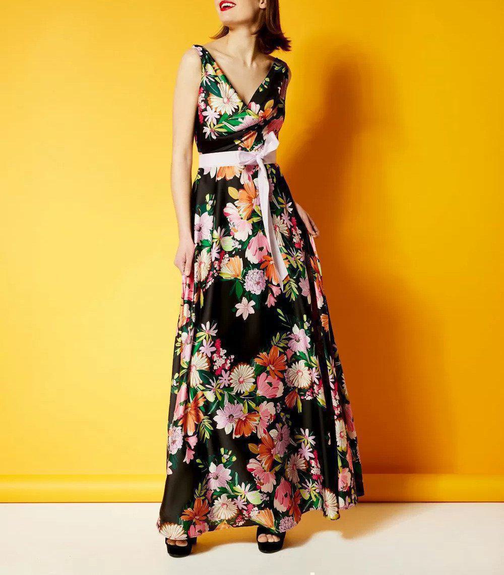 Forel Φόρεμα maxi floral 076.50.02.004 - Velur.gr by Giota